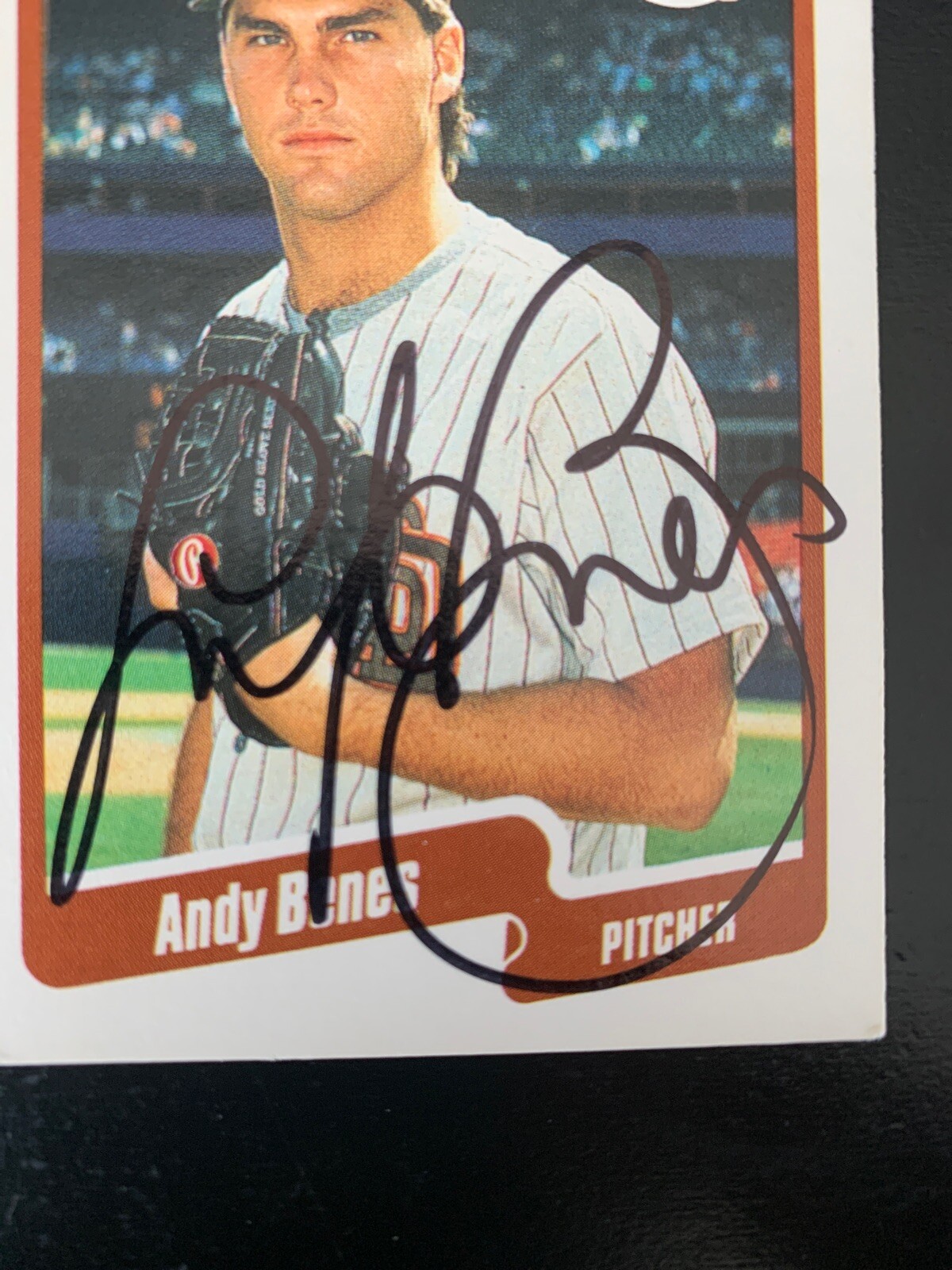 Autographed Andy Benes San Diego Padres 1990 Fleer #151 | eBay