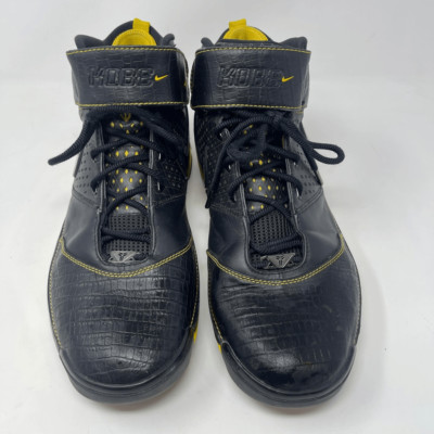 Nike Black Mamba Yellow Trainers Zoom Kobe 2 OG Carpe Diem Shoes Size ...