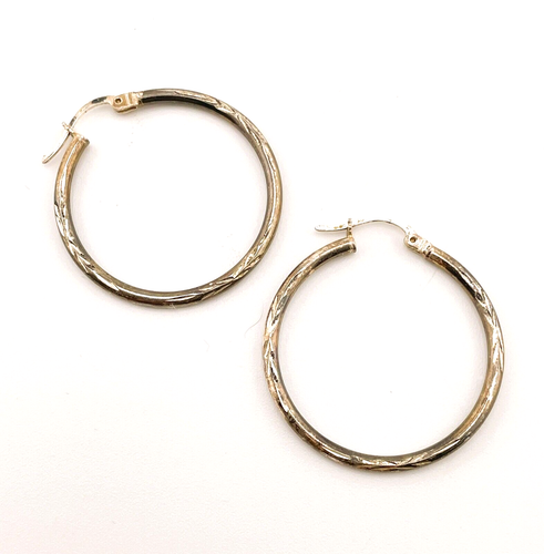 Vintage Sterling BS 925 Hoop Earrings Marked | eBay