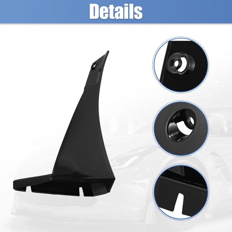 Front Bumper Lower Splitter Winglets Single Custom for Chevy Corvette ...