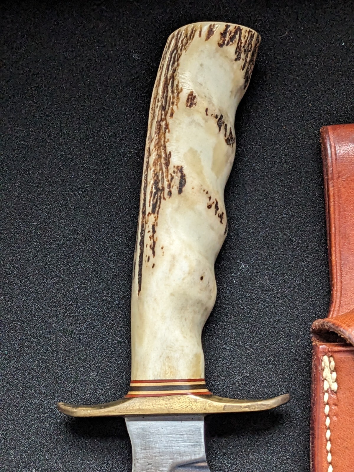 Very Rare Used Antler/Stag Randall Made Knives Model 1-8 With Finger ...