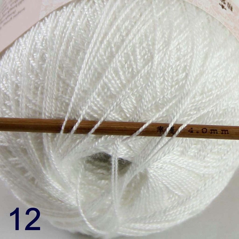 Thread No.8 Cotton Crochet Yarn Craft Tatting Hand Knit Embroidery ...