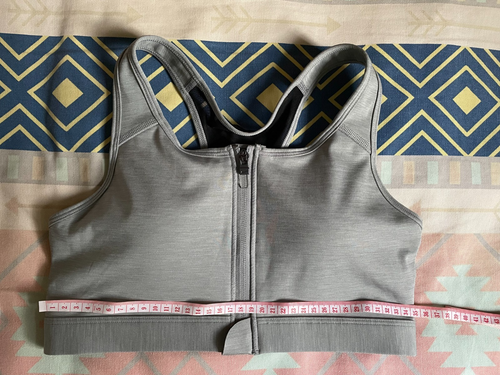 Nike Swoosh Medium-Support Padded Zip-Front Sports Bra Size Large | eBay UK