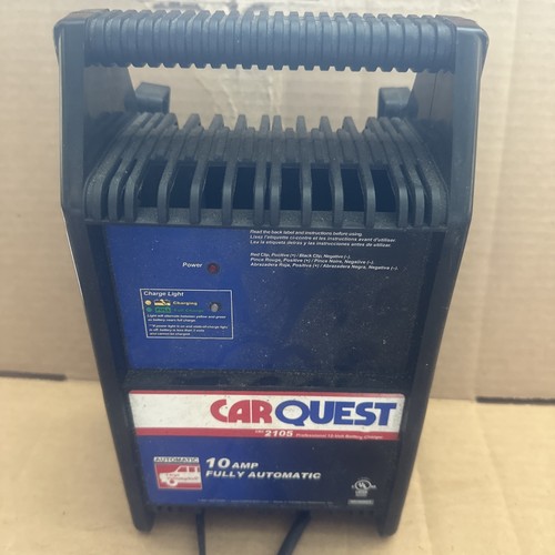 CARQUEST Battery Charger 10/2/55 Amp 12 Volt Battery Charger Full Auto ...