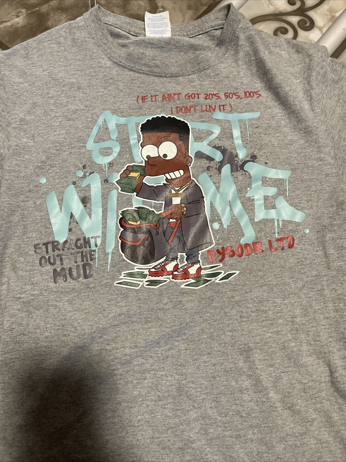 Bart The Simpsons BOOTLEG Mens Small - Gem