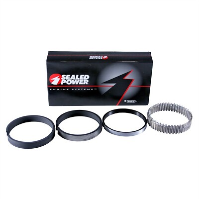 Speed Pro E243K SBC Chevy 400 377 Moly Piston Rings Standard STD 4.125 ...