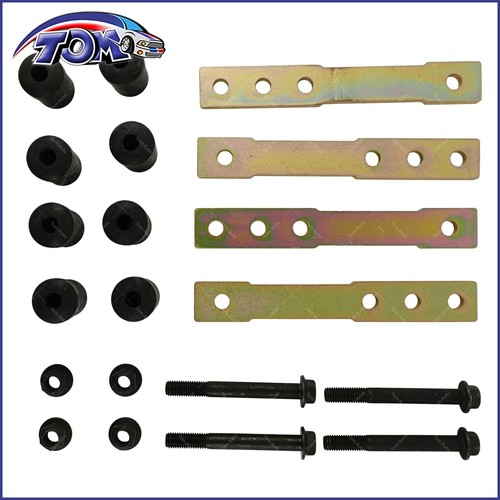 1" to 4" Rear Adjustable Leaf Spring Shackle Lift Kit For 1965-73 Ford ...