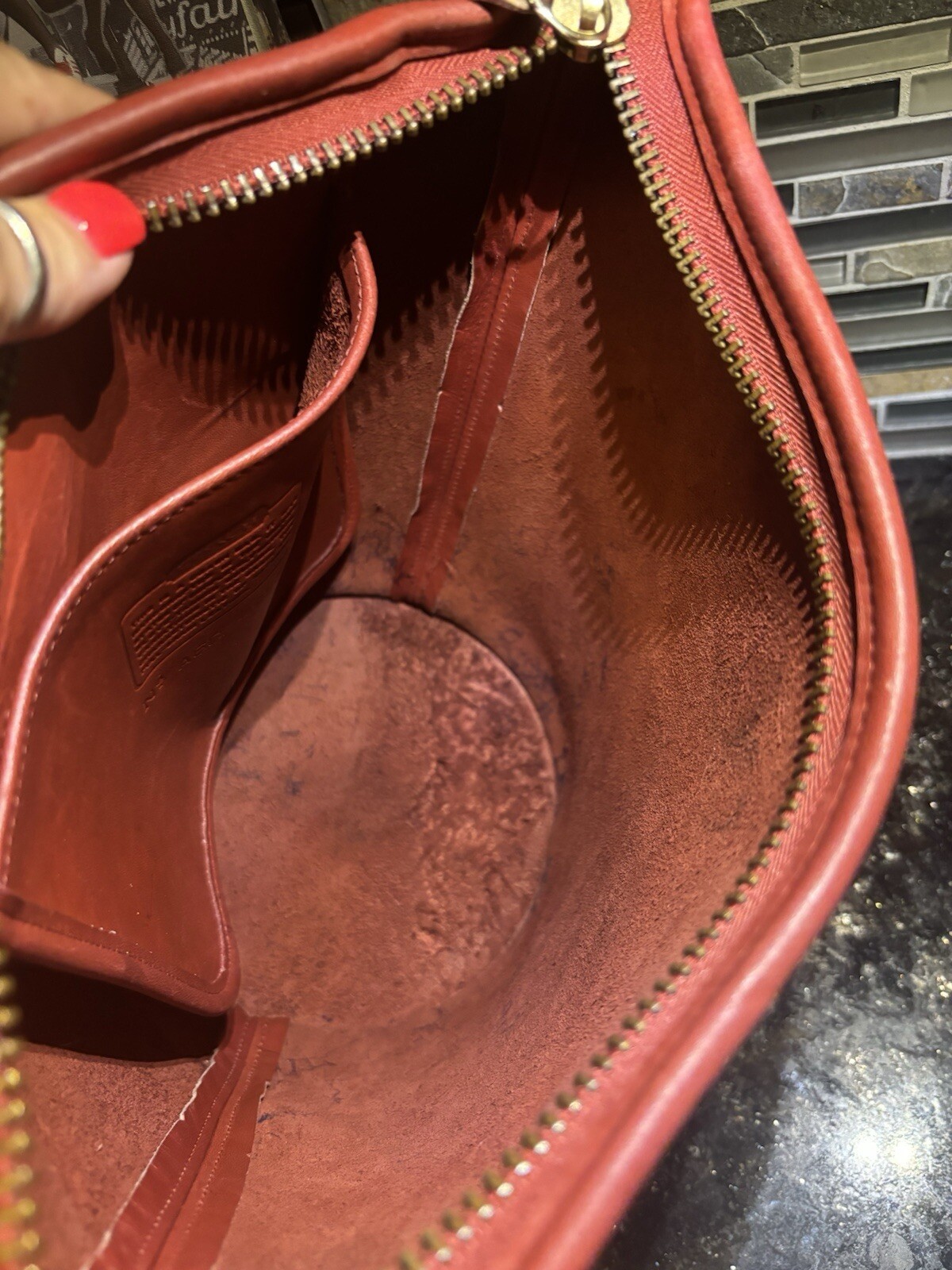 Vintage Coach Helen’s Legacy Duffle Bucket Sac Glovetanned Leather 9953 ...