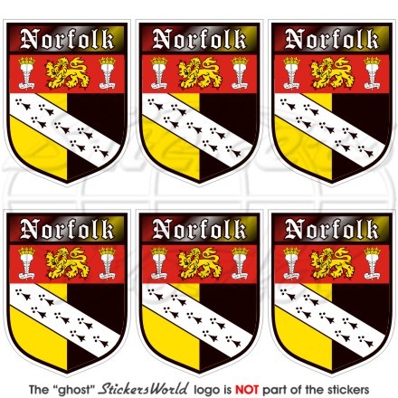 NORFOLK Norwich County UK English Shield Mobile Cell Phone Mini Sticker ...