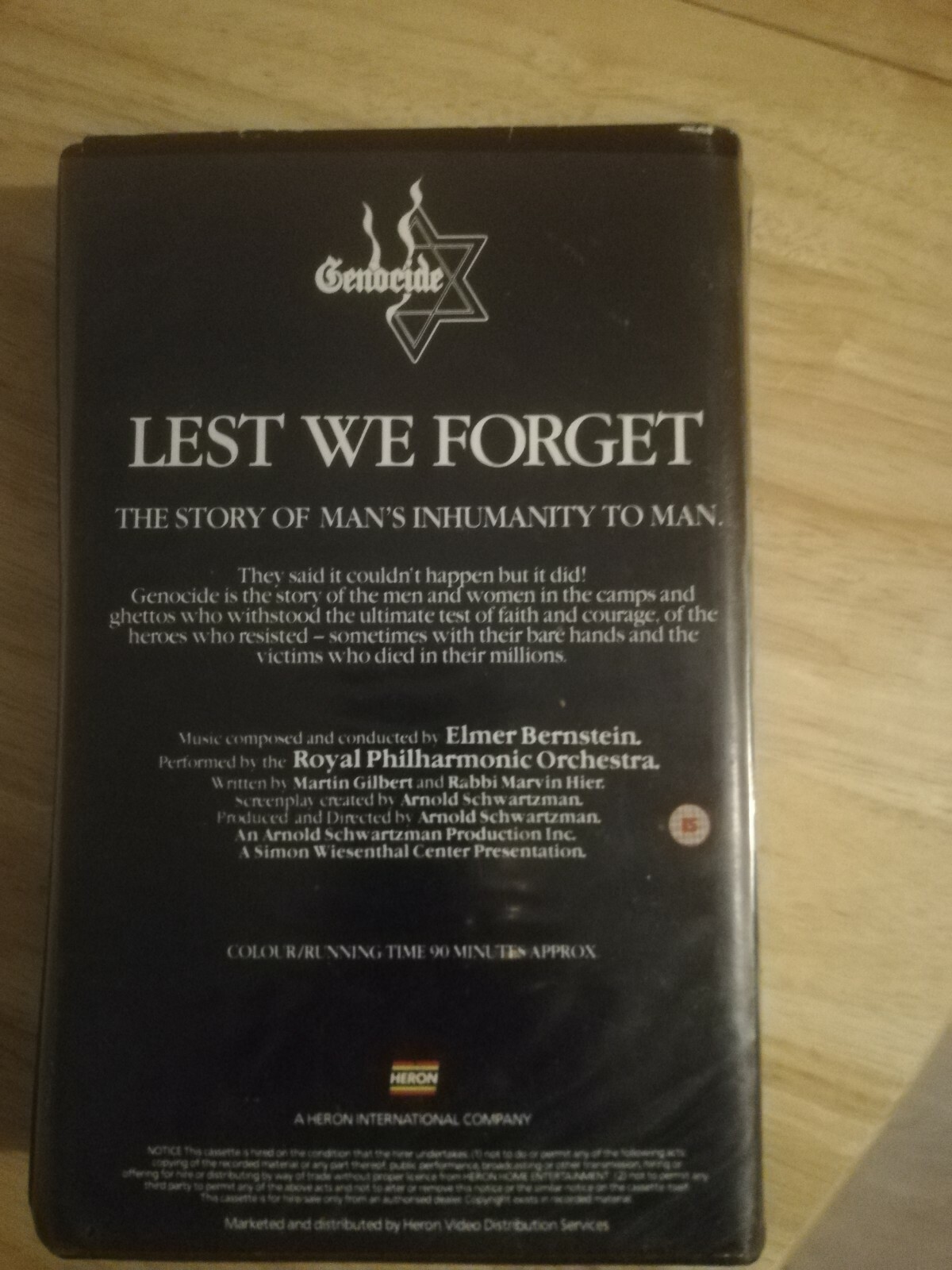 GENOCIDE precert VHS Big box | eBay