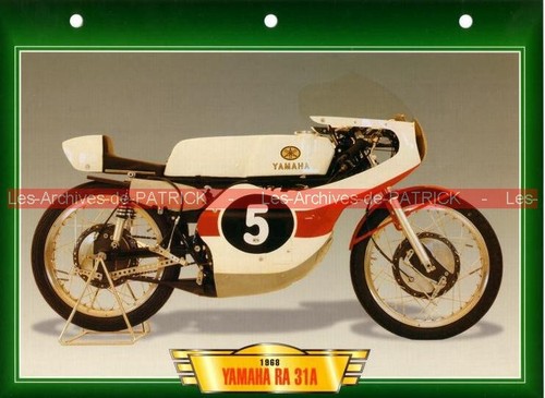 YAMAHA 125 RA 31A 31-A 1968 1967-1968 Photo Akiyasu Motohashi Fiche ...