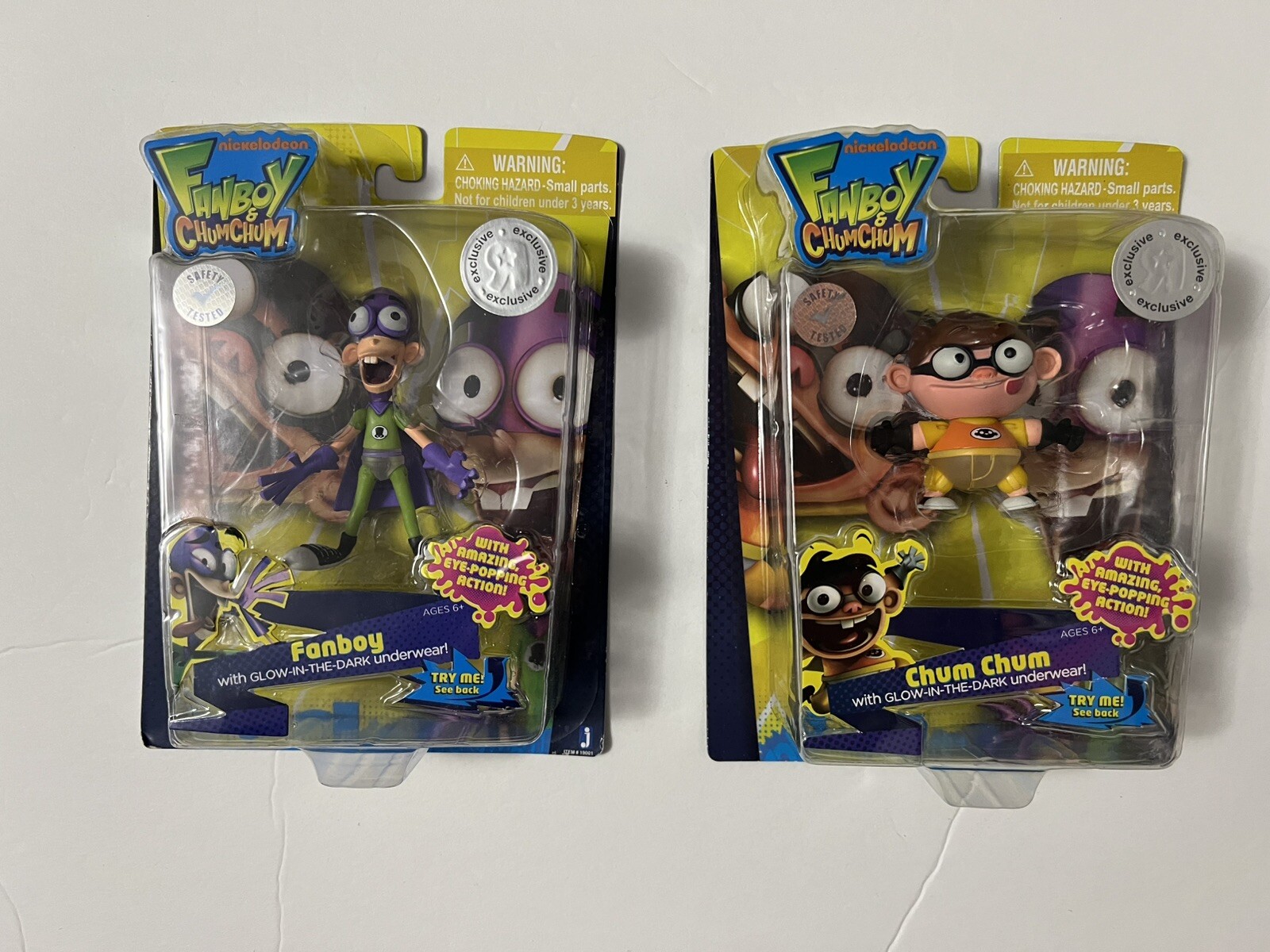 NEW 2011 Old Stock Fanboy & Chum Chum Action Figure Set Toys R Us ...