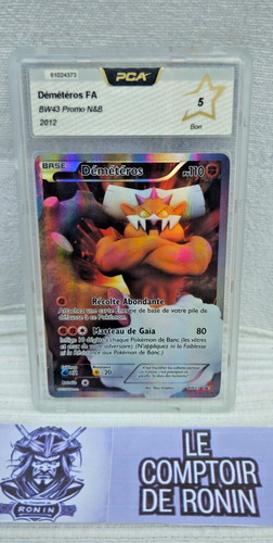 Carte Pokémon : DEMETEROS BW43 PROMO Full Art FA Noir et Blanc N&B FR ...
