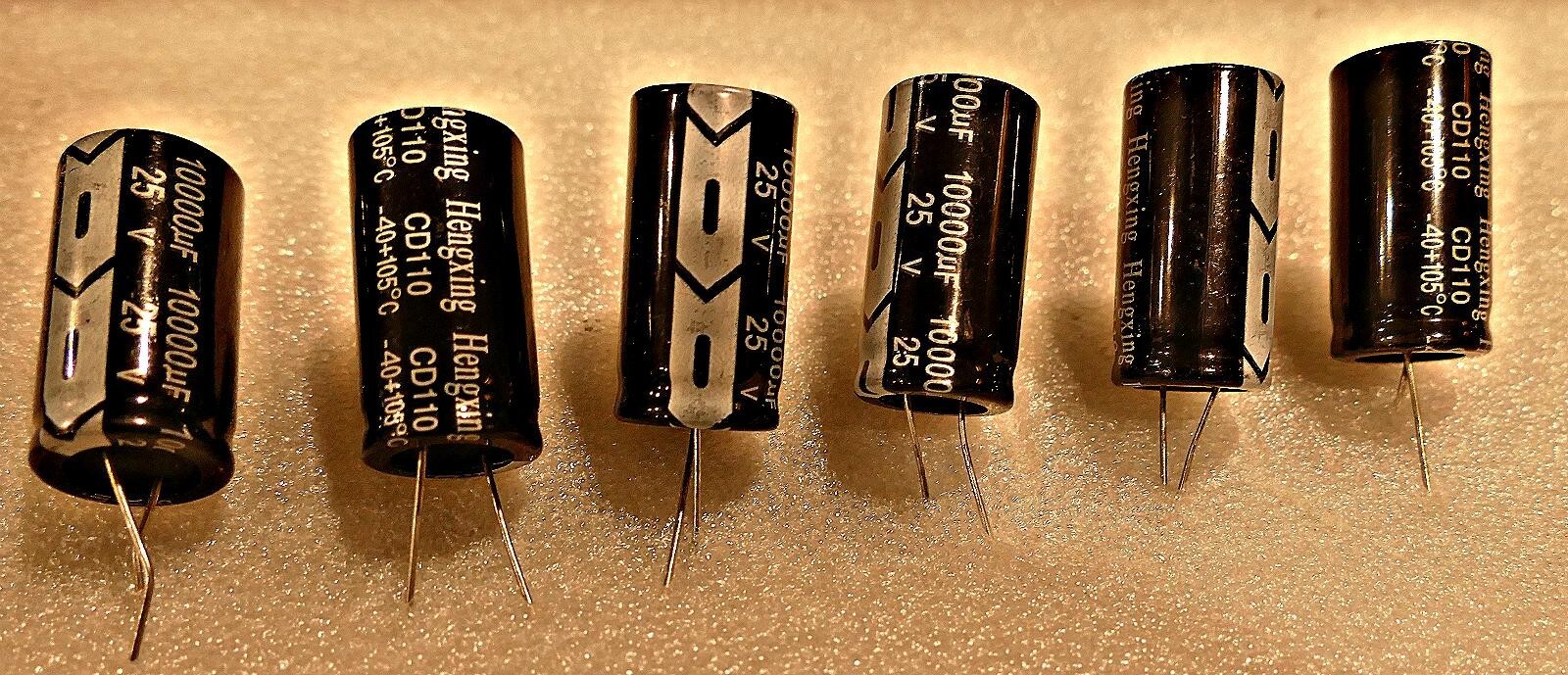 CAPACITORS 10,000 MFD 25V 6 pcs US SELLER FAST SHIPPING | eBay