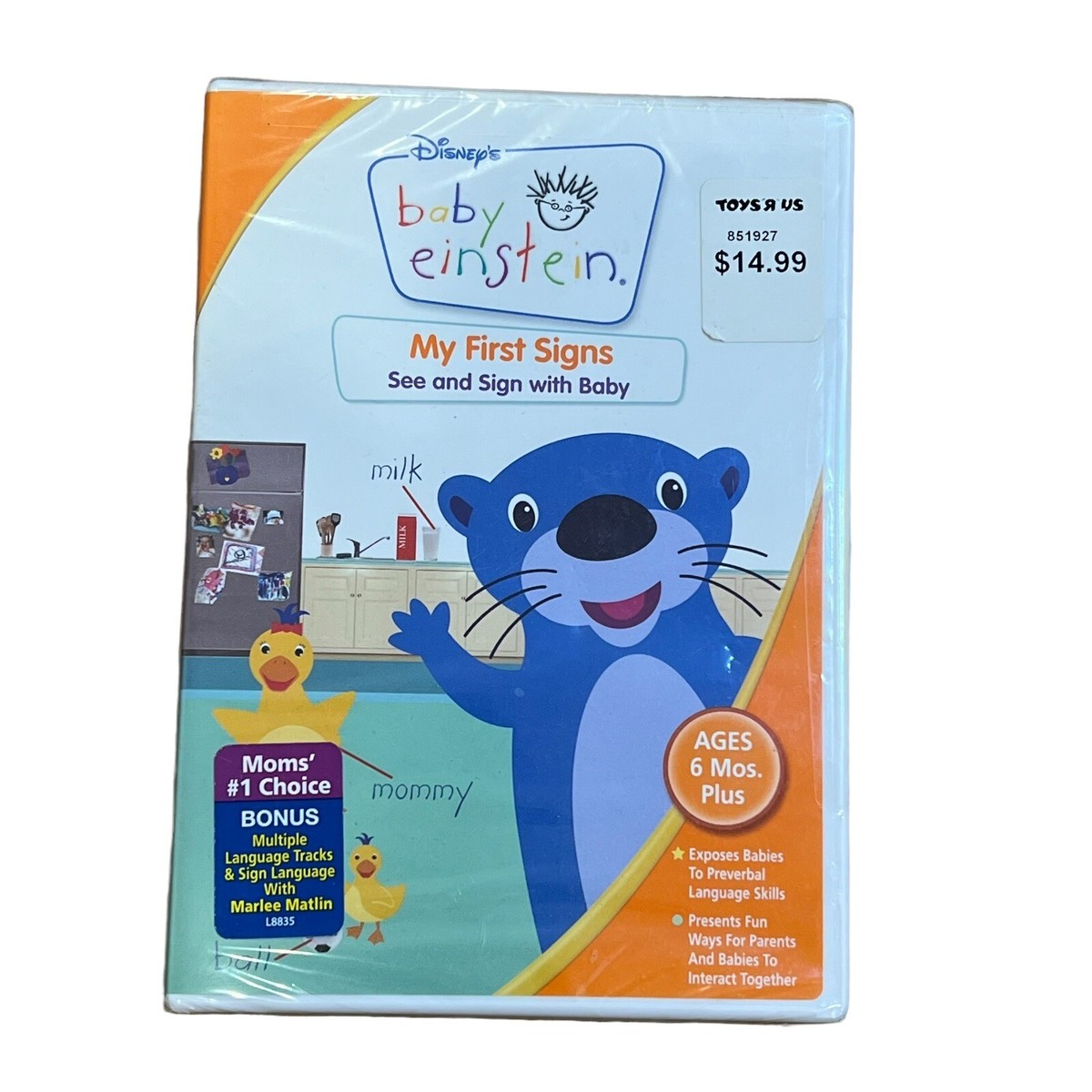 Baby First Signs Dvd Menu Free Printable, Customizable Kids Menu