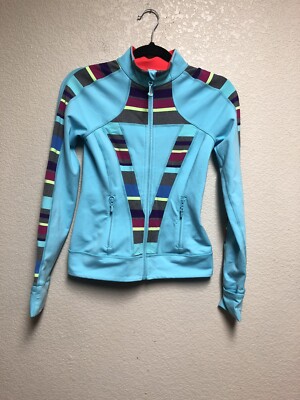 Lululemon Ivivva Perfect Your Practice Zip Up Jacket Sweater Girls 12 ...
