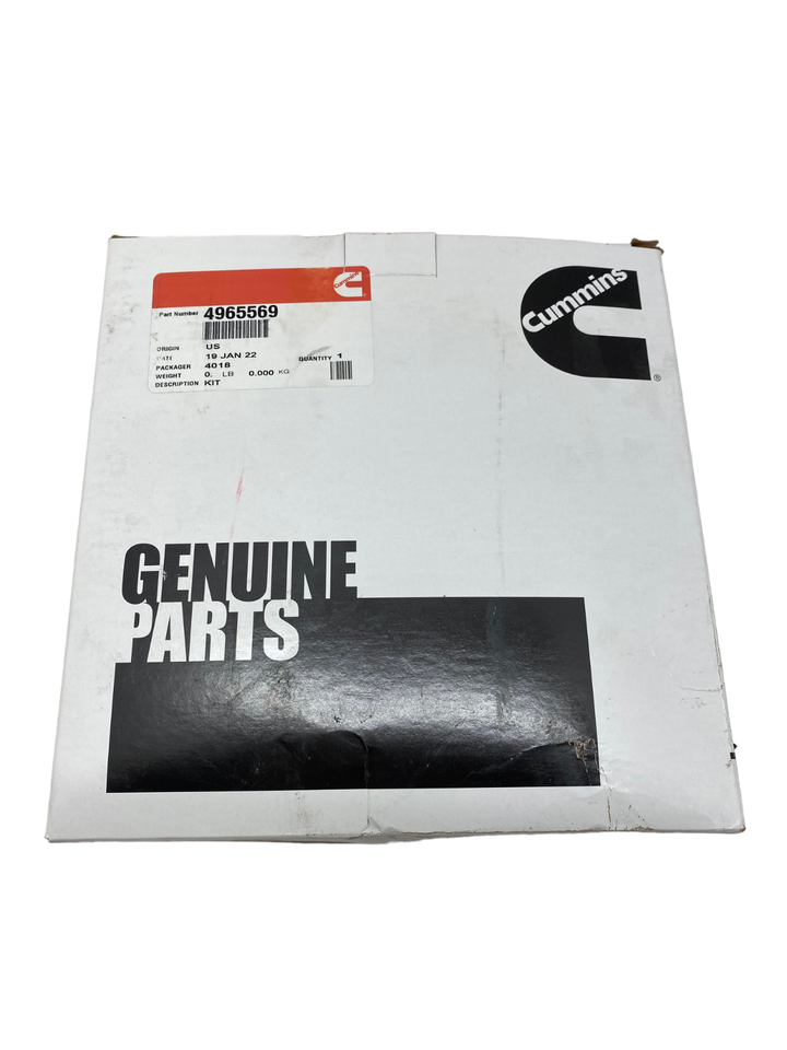 Genuine Cummins 4965569 Rear Crankshaft Seal Kit ISX15 QSX15 ISZ13 ISX ...