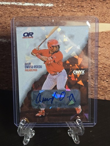 2024 Onyx Rips Baseball Avery Owusu-Asiedu Autograph /465 Philadelphia ...