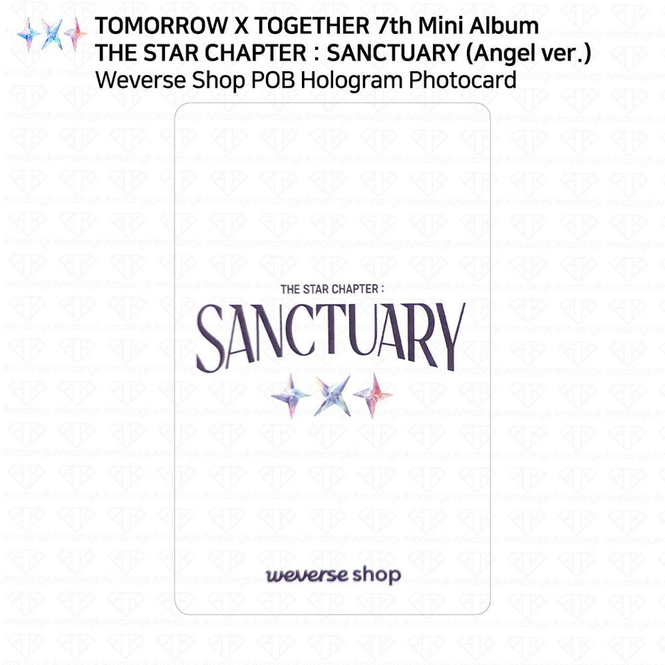 TXT The 7th Mini Album The Star Chapter : SANCTUARY POB Photocard ...