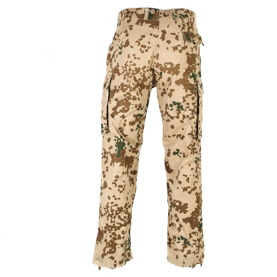 Genuine German army desert tropical camouflage pants military issue ...
