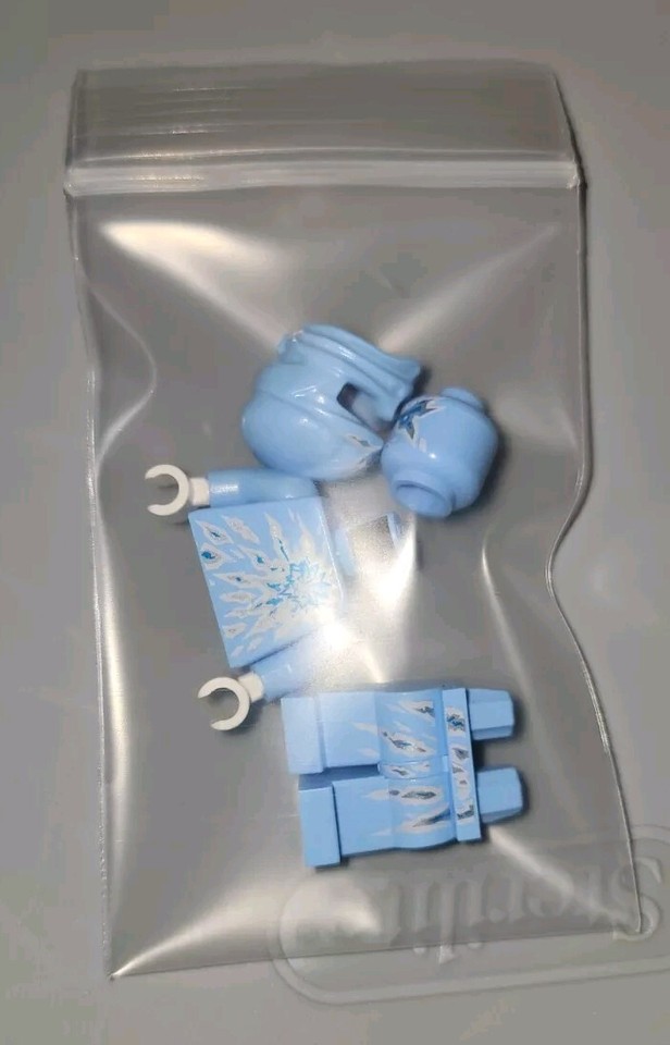 LEGO® Rare Zane NRG Ninjago light blue minifigure NINJA 9590 NEVER ...