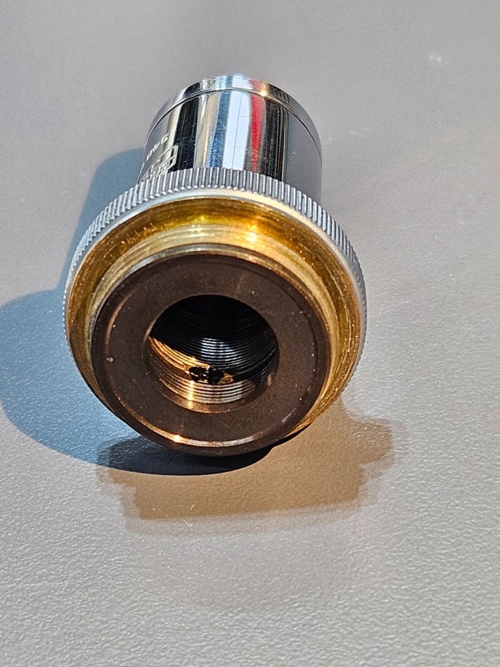 Carl Zeiss Jena Apochromatic Microscope Objective N.A. 1.40 90X Oil ...