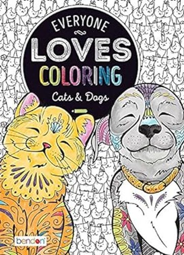 Bendon 90145 Cats & Dogs Advanced Coloring Book 9781505022148| eBay