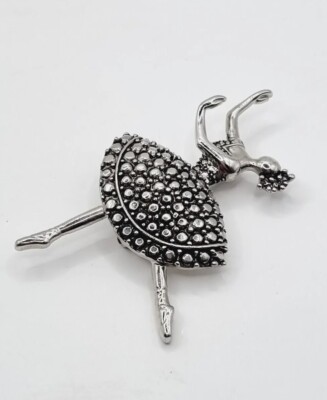 Beautiful Vintage Ballerina Brooch Brouch Broche Pin Badge Dancing ...