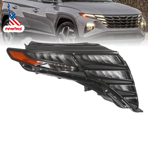 New LED DRL Headlight Passenger Side For 2022-2023 Hyundai Tucson ...