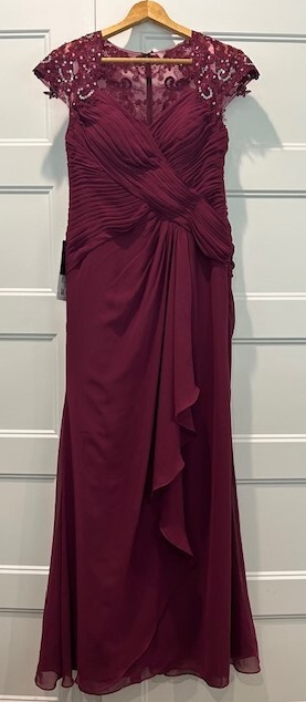 Mother of the Bride Dress - Azazie (Birdie) Size 10 in Raspberry New w ...