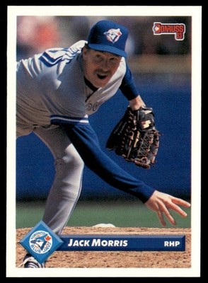 1993 Donruss Jack Morris Toronto Blue Jays #351 | eBay
