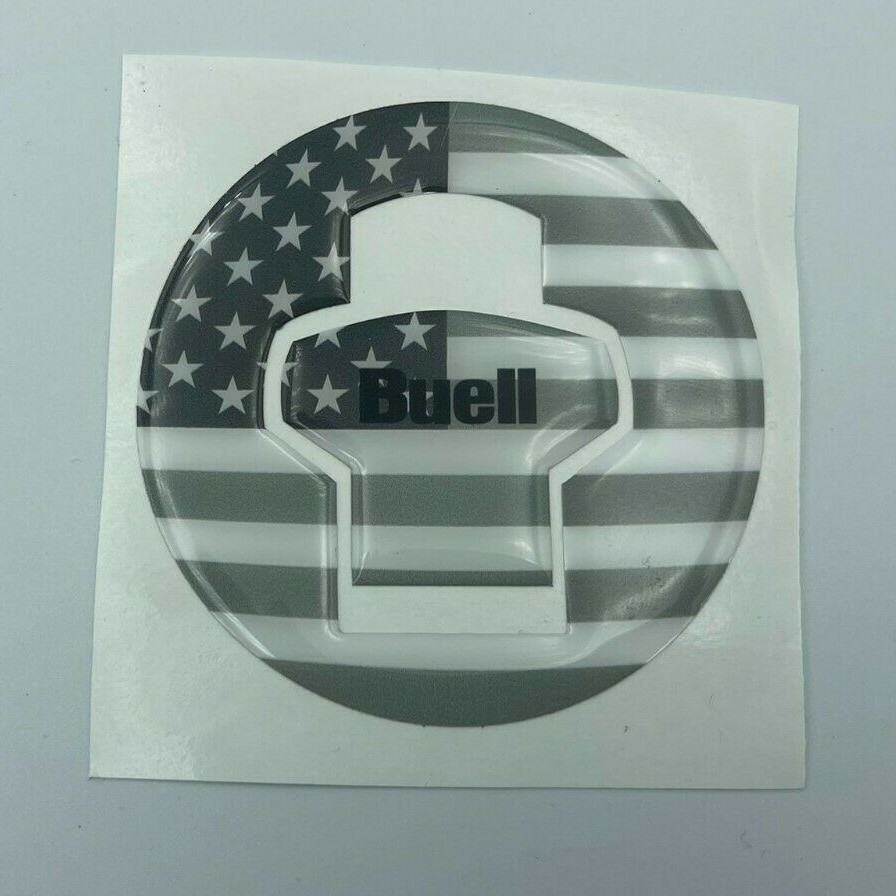 1 Resin Coated Sticker Buell Motor Tank Cap Sticker | eBay
