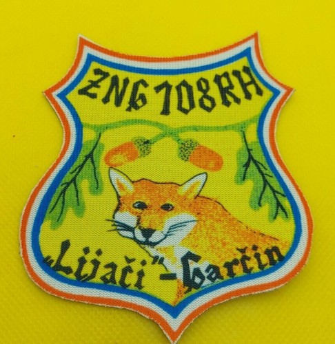 Croatian Army ZNG RH 108. Brigada GARČIN, Croatian army military patch ...