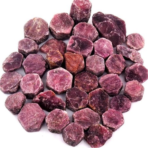 Rubin Edelsteine roh Ø 20 - 35 mm unbehandelte Kristalle | Indien AAA ...