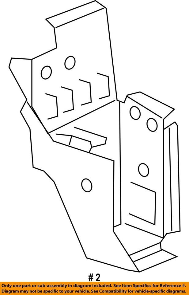 GM OEM 11-17 Cruze Limited Structural Components Rails-Susp Support ...