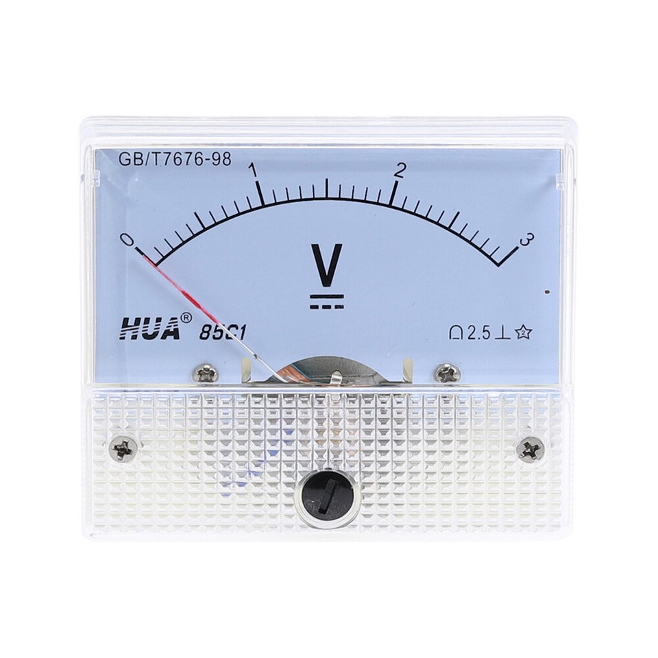 85C1-V Pointer DC Volt meter Panel meter Class 2.5 1V 5V 10V 20V 30V ...