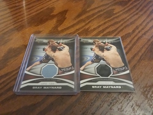 2011 Topps UFC Moment of Truth Mat Relic Card Gray Maynard #MTMR-GM vs ...