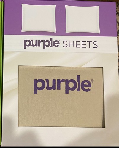 New PURPLE Mattress Brand DARK TAN SHEETS SPLIT King/Cal King Bamboo ...