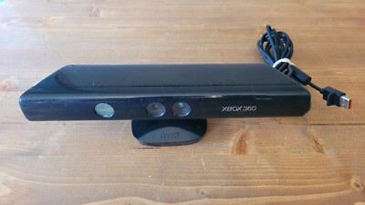 Microsoft XBOX 360 Kinect Sensor Bar Camera 1473 Black with Cord | eBay