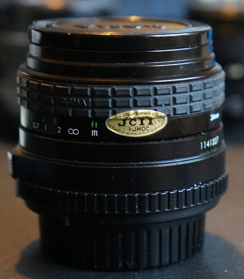 Sigma Super-Wide II 24mm f2.8 Wide Angle Lens - Nikon F Mount (AI-S ...