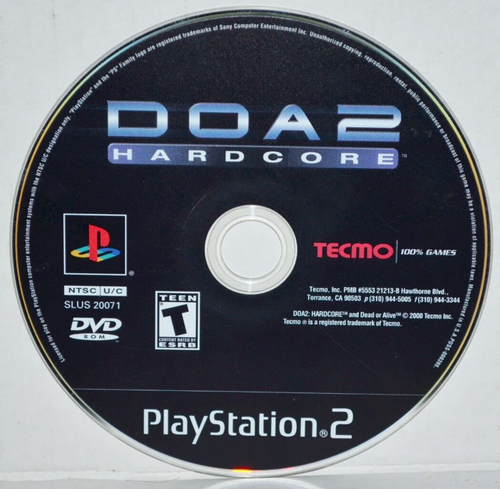 Dead or Alive 2 DOA 2: Hardcore (Sony PlayStation 2, 2000) PS2 Video ...