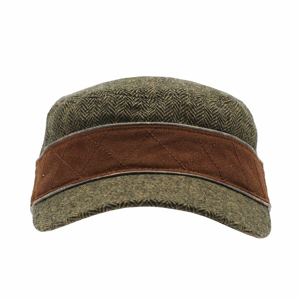 New Fall Winter Army Men Women Cadet Hunting Cap L XL Wool Black Olive ...