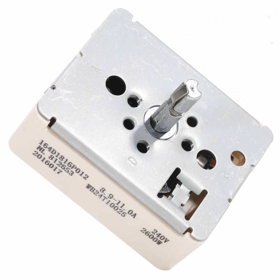 164D1816P012 Surface Burner Control Switch for GE Electric Ranges, 8 ...
