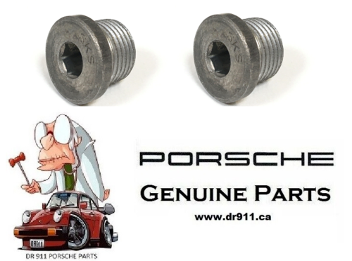 Genuine Porsche 911 BOXSTER CAYMAN CAYENNE Drain Plug SET 2 PAF008309 ...