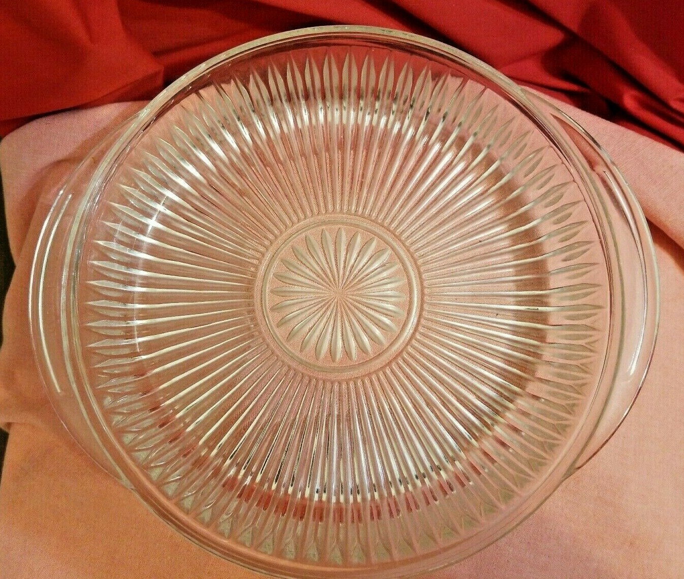 McKee Brothers Glass, Oven-Proof, Round Dish Clear Exclude Handle, Made ...
