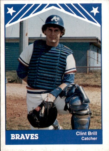 1983 Anderson Braves TCMA #26 Clint Brill San Diego California CA ...