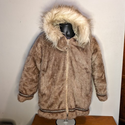 Vintage STEARNS Womens Small Hansa Branta GOOSE DOWN faux fur Parka ...