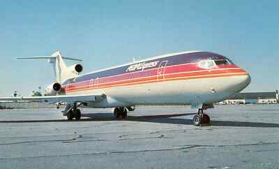 PEOPLE EXPRESS AIRLINES B-727-200 AIRPORT Jet Plane Retro Poster Photo ...