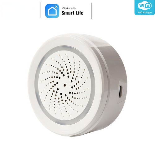 Smart Wifi Siren Alarm With Temperature Humidity Sensor Trigger Alarm ...