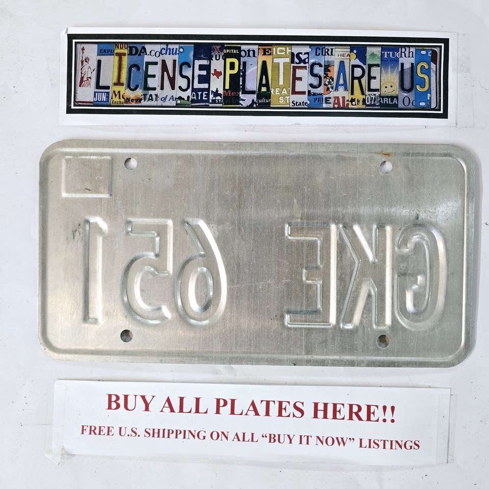 1994 KANSAS LICENSE PLATE 🔥FREE📬🔥 GKE 651 ~ VINTAGE WHEAT GRAPHIC TAG ...